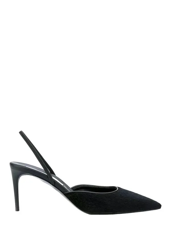 Stella McCartney Alter Pony Slingback Pumps - Black