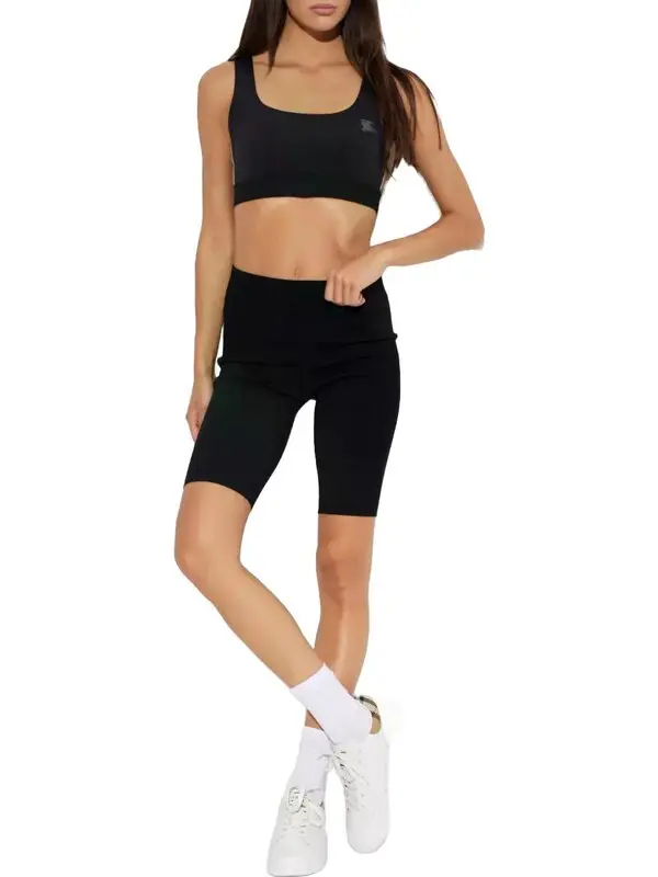 Burberry Check-trim Bra - Black