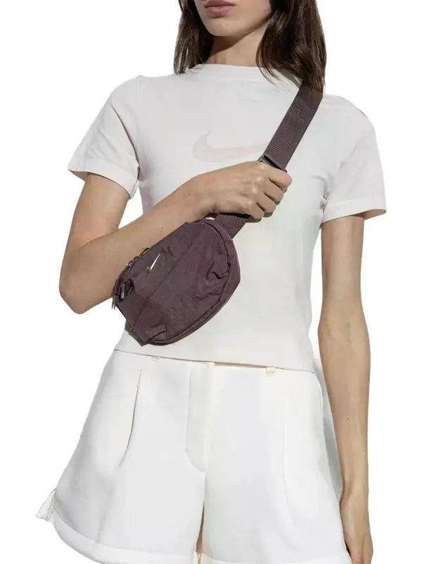 Nike Logo Plaque Belt Bag - Brown