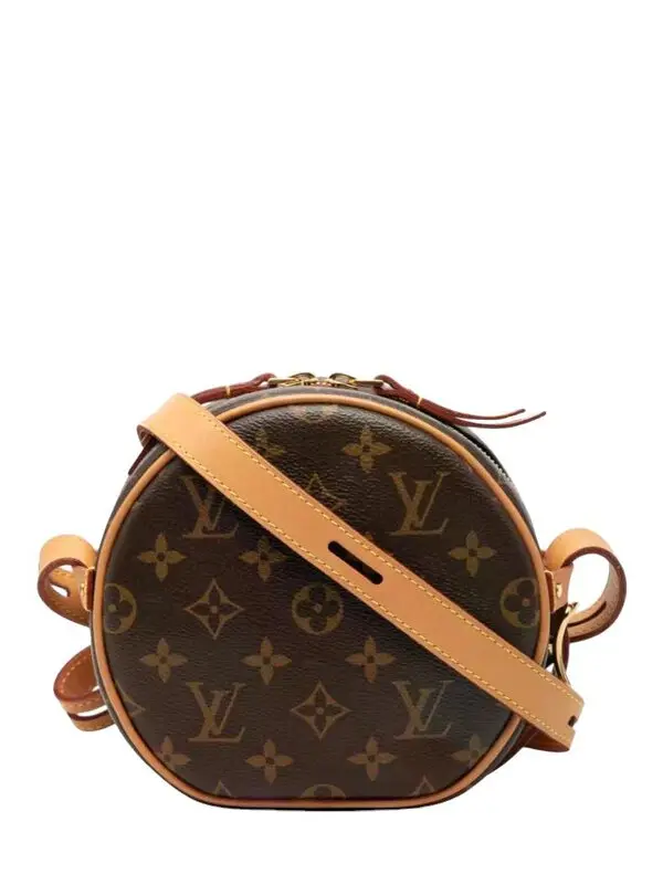 LOUIS VUITTON Monogram Canvas Souple Pm Bag - Brown