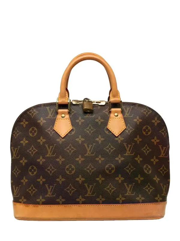 LOUIS VUITTON Monogram Alma Pm Handbag - Brown