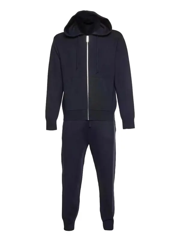Sandro Zip-up Hoodie Tracksuit - Blue