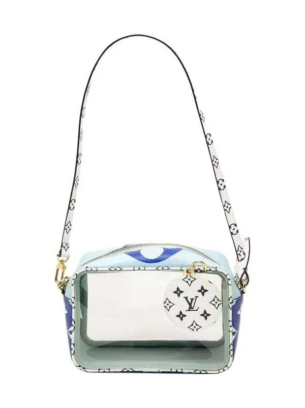LOUIS VUITTON 2019 Monogram Giant Beach Pouch Shoulder Bag - Blue