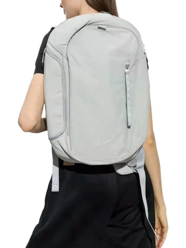 Nike Logo-embroidered Backpack - Grey