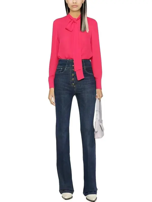 Elisabetta Franchi High-rise Flared Jeans - Blue