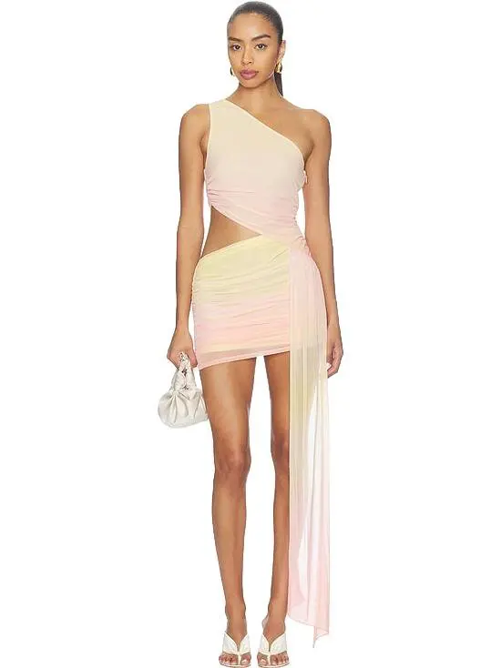 LOVERS AND FRIENDS Viola Mini Dress - Peach