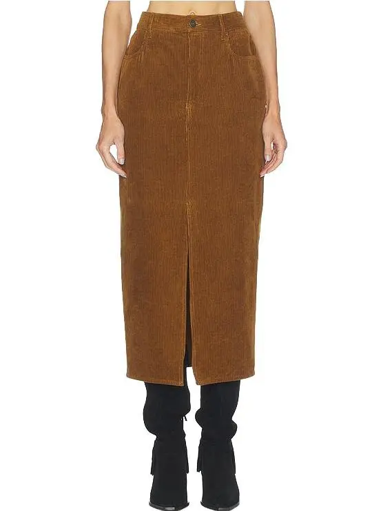 Isabel Marant Étoile Corduroy Maxi Skirt - Brown