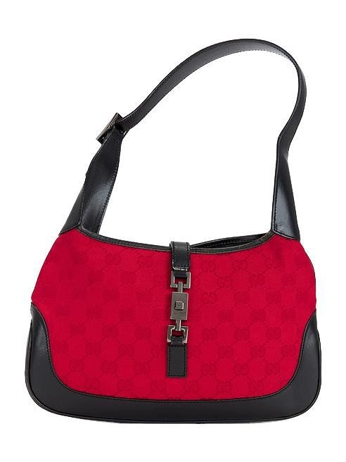 FWRD RENEW Gucci Jackie Hobo Bag - Red