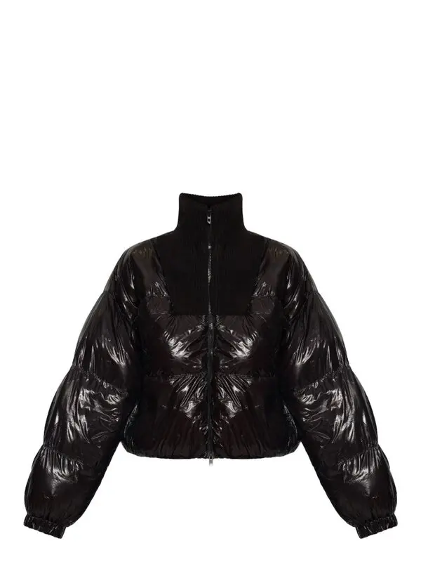 DIESEL® Short Puffer Down Jacket - Black