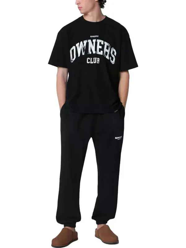 REPRESENT Owners Club Logo-print T-shirt - Black