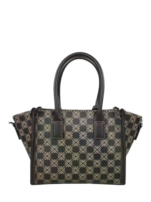 Emporio Armani Monogram Print Tote Bag - Brown