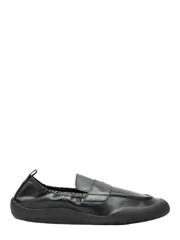 Prada Speedrock Leather Loafers - Black