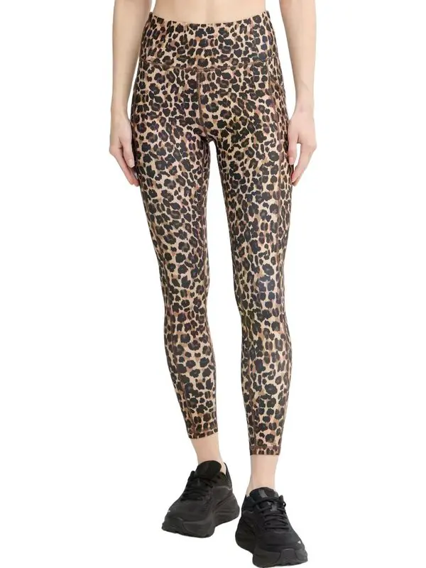 Dkny Leopard-print Leggings - Neutrals