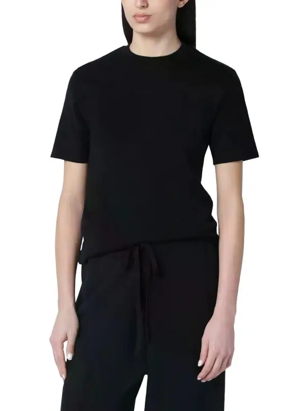 ENTIRE STUDIOS Slim-fit Knit T-shirt - Black