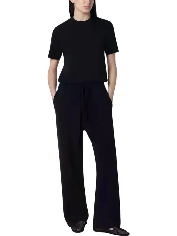 ENTIRE STUDIOS Slim-fit Knit T-shirt - Black
