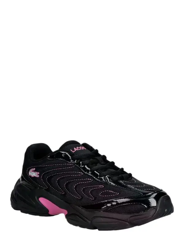 Lacoste Storm 96 2k Contrast-stitched Sneakers - Black