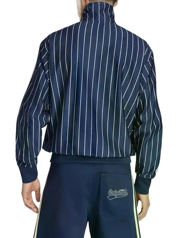 Adidas Firebird Pinstriped Sweatshirt - Blue