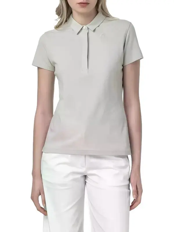 K-WAY Stretch Piqué Polo Shirt - Neutrals