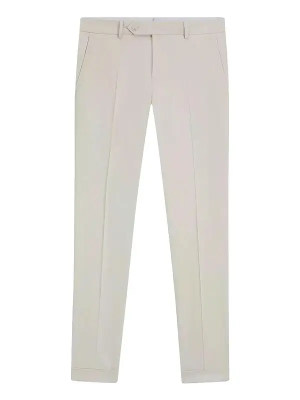 BOSS Tailored Pressed Crease Trousers - Neutrals