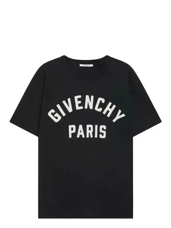 Givenchy Logo-print Cotton T-shirt - Black