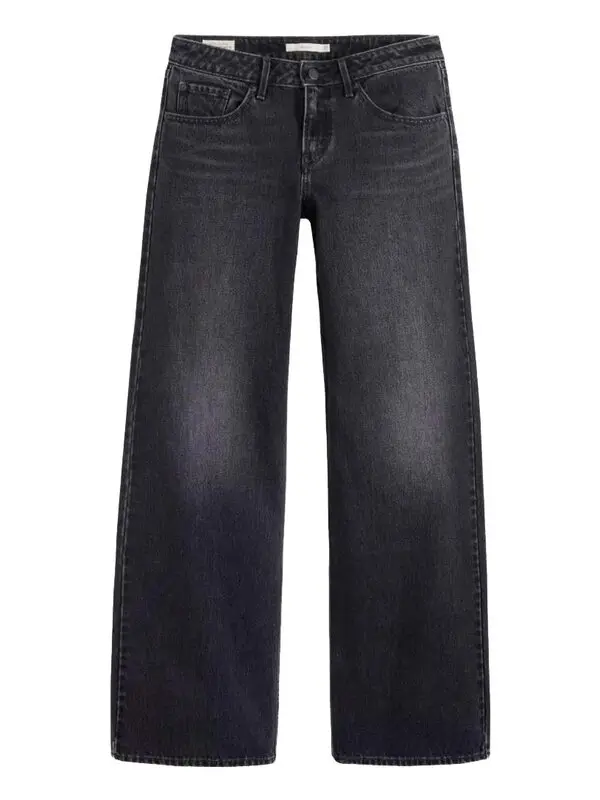LEVI'S Low-rise Wide-leg Jeans - Black