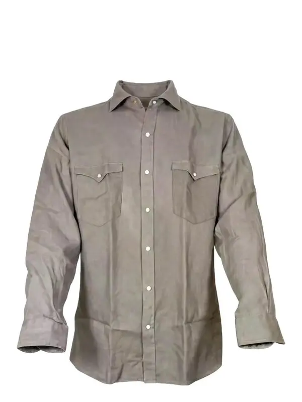 GUGLIELMINOTTI Chest-pocket Shirt - Grey
