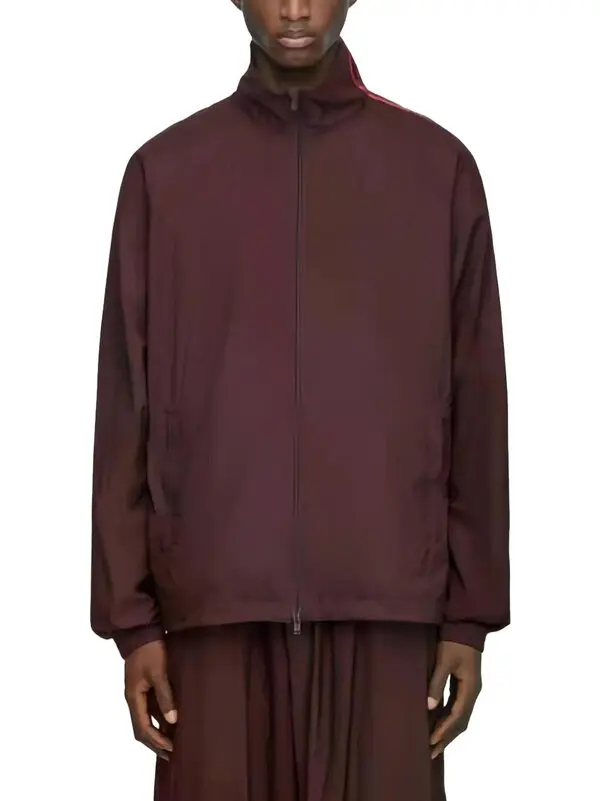 Y3 Logo Print Zip-up Jacket - Red