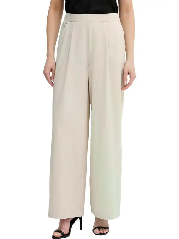 Joseph Ribkoff Pleated Wide-leg Palazzo Trousers - Neutrals