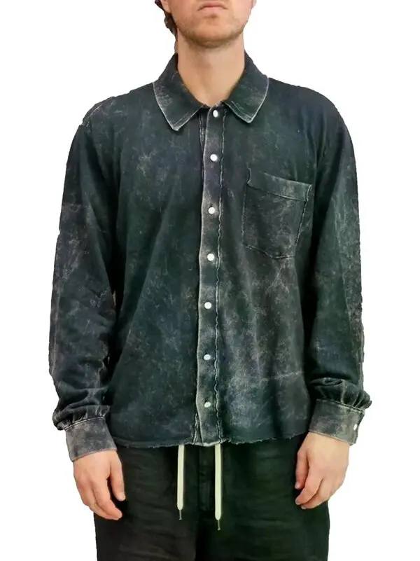 ATOMO FACTORY Button-up Shirt - Black