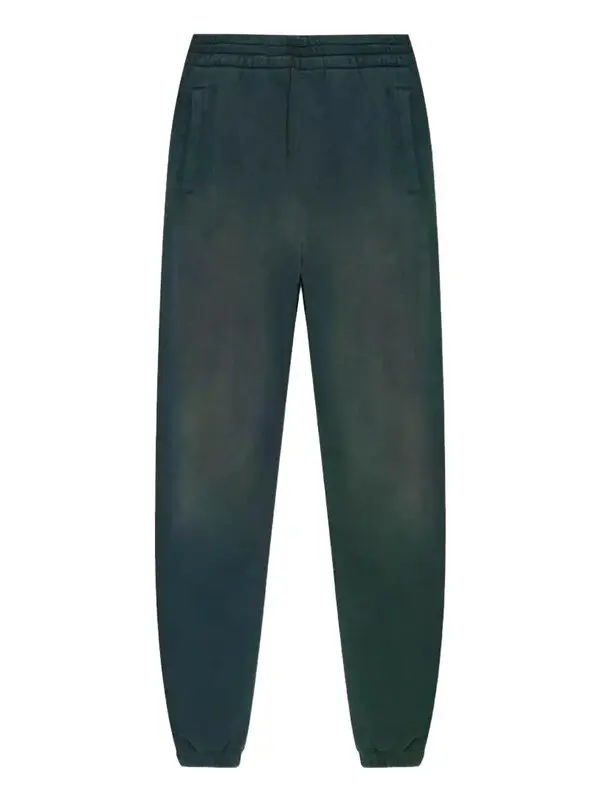 GOLDEN GOOSE Faded Effect Cotton Track Pants - Black