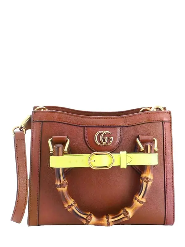 Gucci Diana Mini Tote Bag With Bamboo Handle - Brown