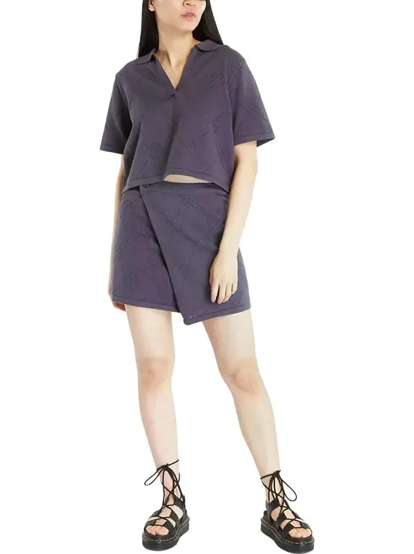DAILY PAPER Repatty Wrap Mini Skirt - Grey