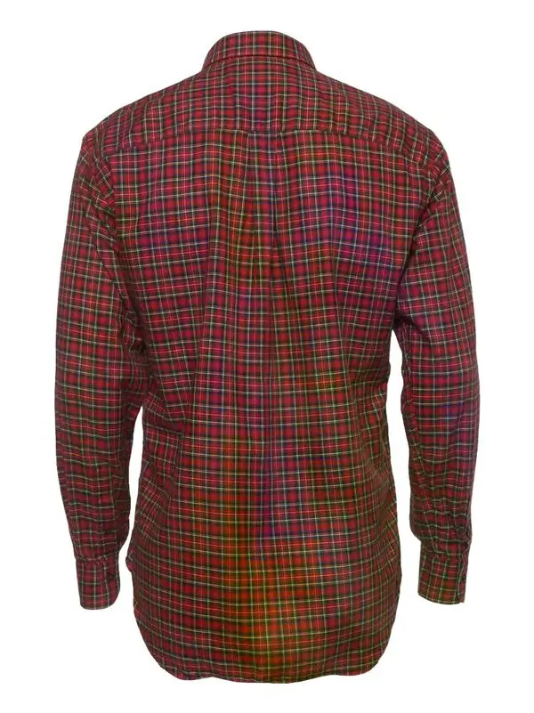Burberry Plaid Button-down Shirt - Red