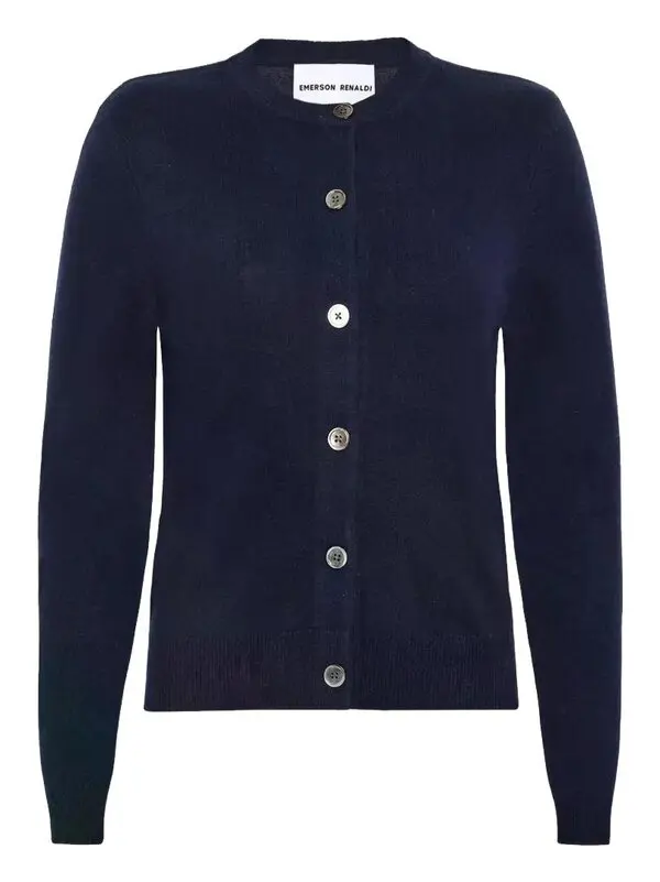 EMERSON RENALDI Button-up Knitted Cardigan - Blue