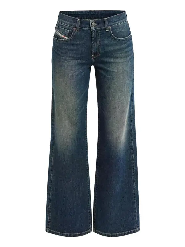 DIESEL® D-akemi Wide-leg Jeans - Blue