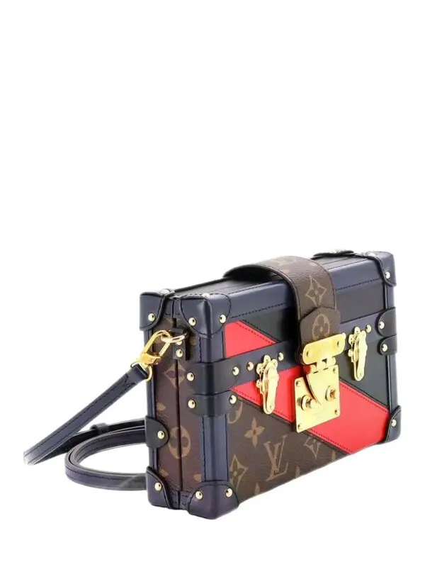 LOUIS VUITTON Petite Malle Handbag Limited Edition Monogram Canvas - Multicolour