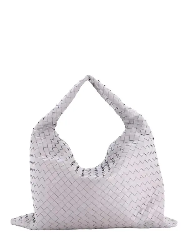 Bottega Veneta Intrecciato Leather Large Hobo Bag - Grey
