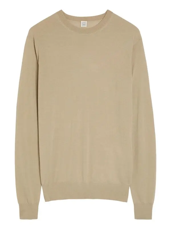 TOTEME Wool And Silk-blend Jumper - Beige