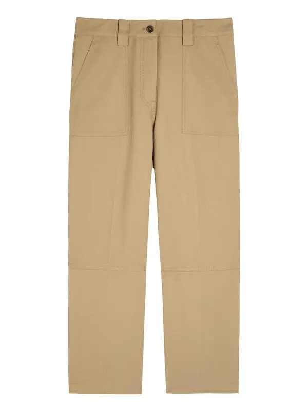 3.1 Phillip Lim Straight-leg Cotton-blend Utility Trousers - Sand