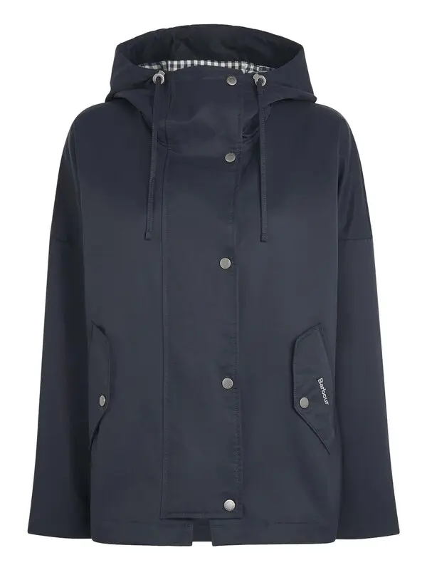 Barbour Kingswood Hooded Jacket - Navy
