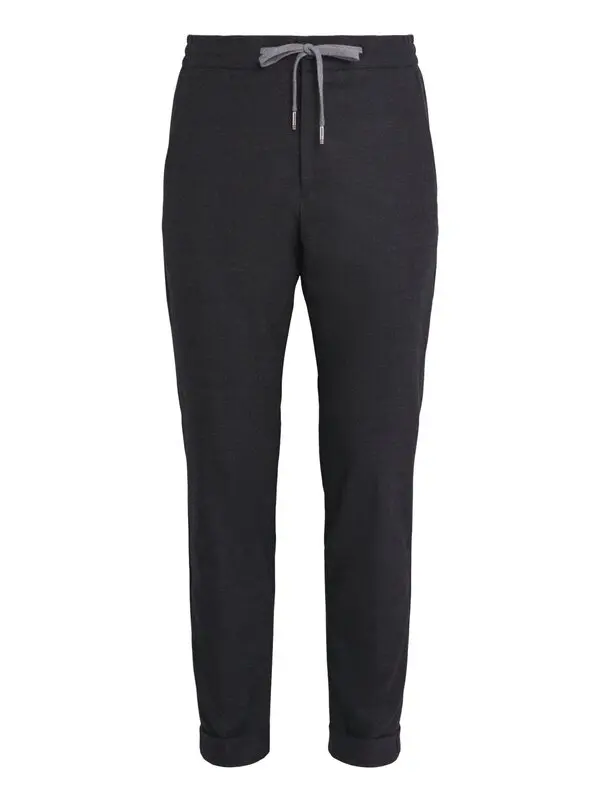 Marco Pescarolo Cashmere Drawstring Trousers - Grey