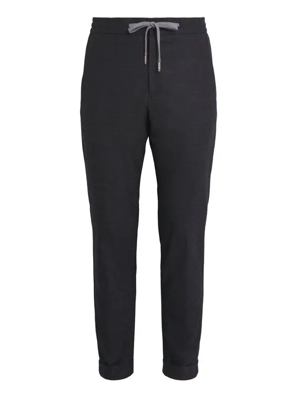 Marco Pescarolo Cashmere Drawstring Trousers - Grey