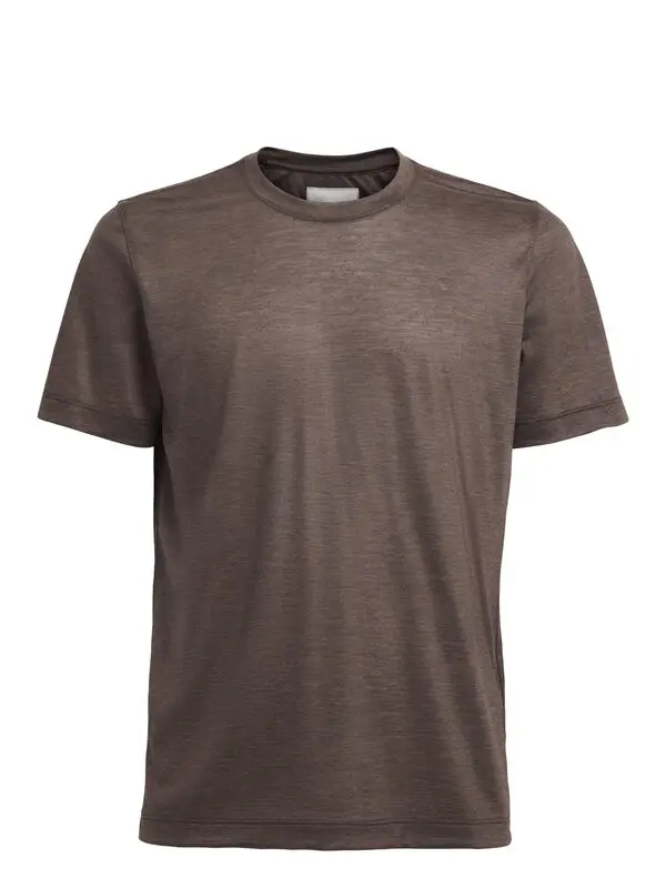 Marco Pescarolo Cashmere T-shirt - Brown