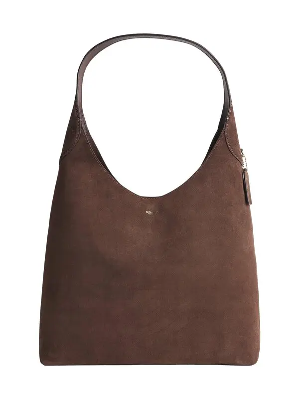 COACH Suede Brooklyn 39 Shoulder Bag - Brown