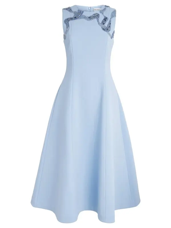 Rebecca Vallance Embellished Midi Dress - Blue