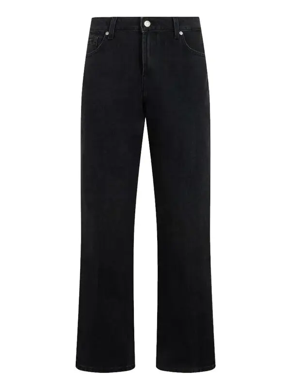 7 For All Mankind Calie Straight-leg Jeans - Black