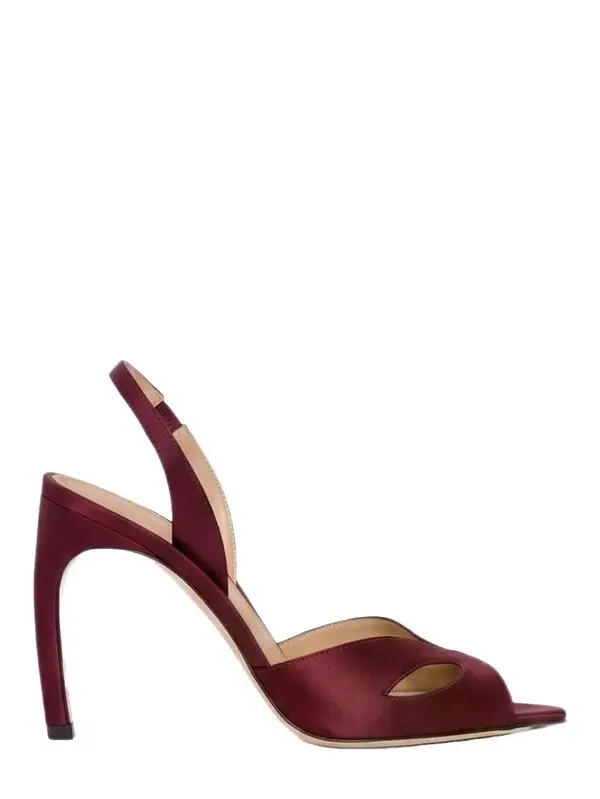 Victoria Beckham Harlow Mask Heeled Sandals - Red