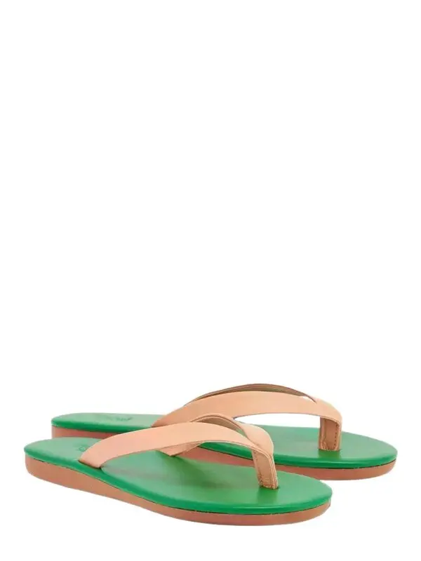 ANCIENT GREEK SANDALS Saionara Leather Sandals - Green