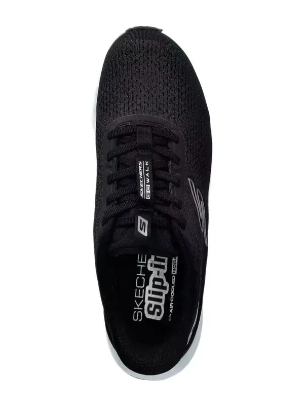 Sketchers Slip-ins Go Walk Glide-step 2.0 Nessa Lace-up Sneakers - Black