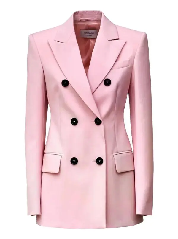 Sportmax Adamo Double-breasted Blazer - Pink